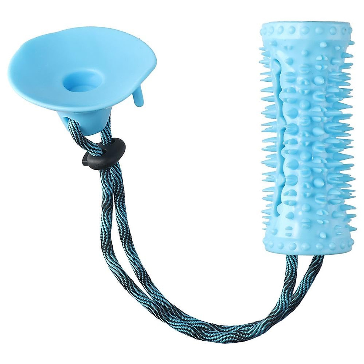 GetCoupon Stimulating Suction Cup Dog Toy, Tug of War Rope Toy, Puppy Training Treats Food Dispensing Toothbrush Interactive Dental Cleaning Toy