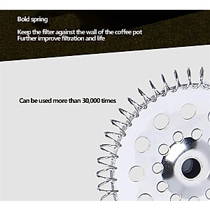 TONGSH French Coffee Press Espresso and Tea Maker Stainless Steel Plunger and Heat Resistant Glass