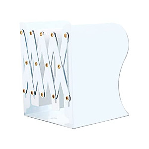 SZYAWsd File Sorters Telescopic Book Stand Retractable Bookends Metal Book Ends Decorative Binder Holder Organizer Adjustable