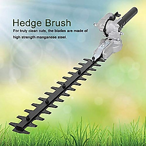 Hedge Trimmer - Delaman 7 Teeth 17-1 inch Universal Hedge Trimmer Attachment Expand Double Sided Blades