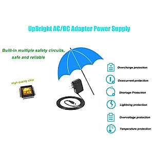 UpBright 24V AC/DC Adapter Compatible with Geek Aire CF2 Rechargeable Outdoor High Velocity Floor Fan 16'' Portable 15000mAh Battery Operated Fan GeekAire CF-2 Variable Speed Power Supply Charger PSU
