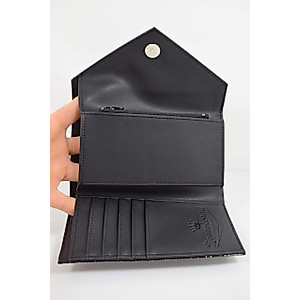 Liquorbrand Bonneville Glitter PVC with metal chevron logo Wallet