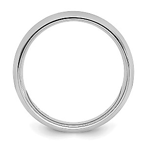 IceCarats 925 Sterling Silver 3mm Comfort Fit Plain Classic Wedding Band Ring Size 7.00