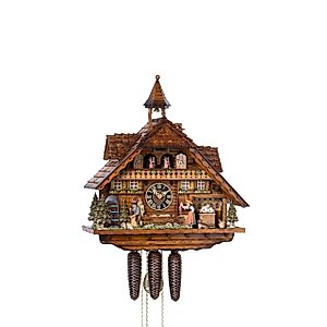 HONES Eight Day Three Weight Musical Clockmaker 21.5"