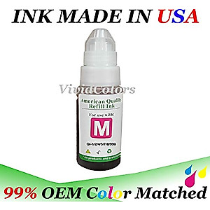 Vivid Colors Refill ink use with Mega tank GI 190 290 GI890 GI990 GI590 GI-290 4 pack