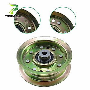 POSEAGLE 532173901 Idler Pulley Replaces Craftsman 156493 Idler Pulley Craftsman Pulley 156493, Lawn Mower Idler Pulley 156493, Craftsman Idler Pulley 156493 Pulley, 173901, 532156493, Oregon 78-053