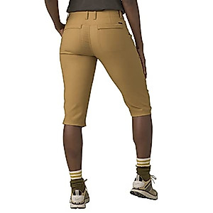 prAna Women's Standard Alana Knicker, Embark Brown, 4