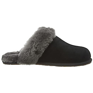 UGG Women's Scuffette Ii Slipper, Black/Grey, 08