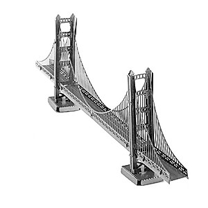 Fascinations Metal Earth San Francisco Golden Gate Bridge 3D Metal Model Kit