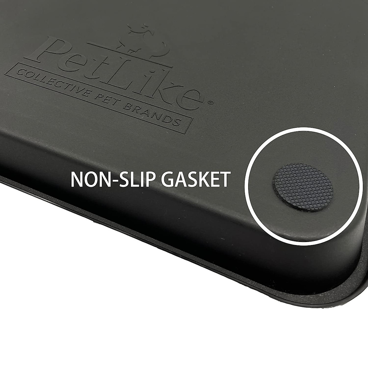 PetLike Boot Tray for Entryway Indoor, Pet Food Mat Tray, 16.7 x 12.8 inch 2 Packs, Waterproof Rubber Shoe Tray for Indoor and Outdoor, Multi-Purpose Tray for Boots, Shoes, Pets, Garden…