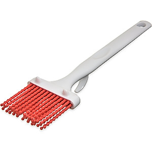 SPARTA 4040505 Silicone Basting Brush With Red Bristles, 3 Inches, Red
