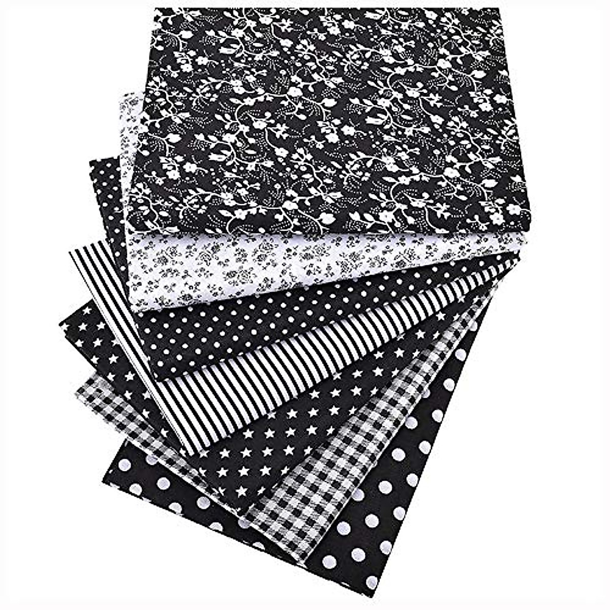 14pcs 19.6" x 19.6" Floral Printed top Cotton Fabric Bundle Squares Quilting Sewing Patchwork Cloths DIY Scrapbooking artcraft