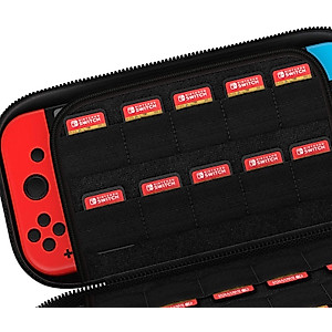 Ortz Carry Case for Nintendo Switch [Stores 29 Games] Premium Quality Protective Portable Hard Carry Case Pouch for Nintendo Switch Console Accessories - Best Game Travel Case Black [nintendo_switch]