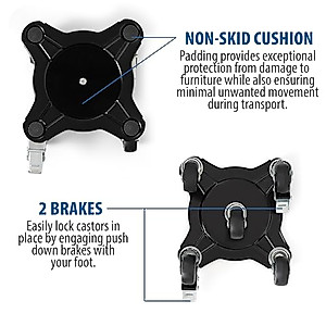 Heavy Duty Furniture Movers with Wheels-Set of 10, Furniture Dolly&Lifter Tool with 2000 lbs Load Capacity, Easy Sliders Dolly for Moving Appliances, Sofa, Tables, Refrigerators, Cabinet, and Piano