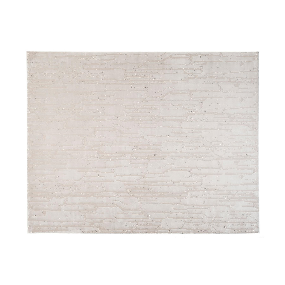 Revival Rugs Ebb 8'x10’ Washable Area Rug for Living Room Bedroom - 100% Recycled Oeko-TEX Certified, Medium Pile, Taupe