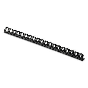 Fellowes "Fellowes 52327, Plastic Combs - Round Back, 100 pack, Black, "5/8"",120 sheet capacity"