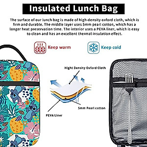 yindelas Kids Lunch Bag Insulated Soft Bag for Men Women Work Picnic Travel and School-Stitch