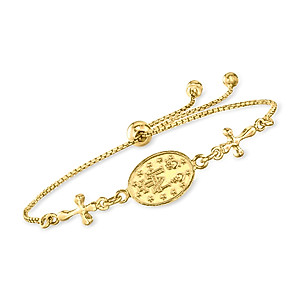 Ross-Simons Miraculous Medal Bolo Bracelet