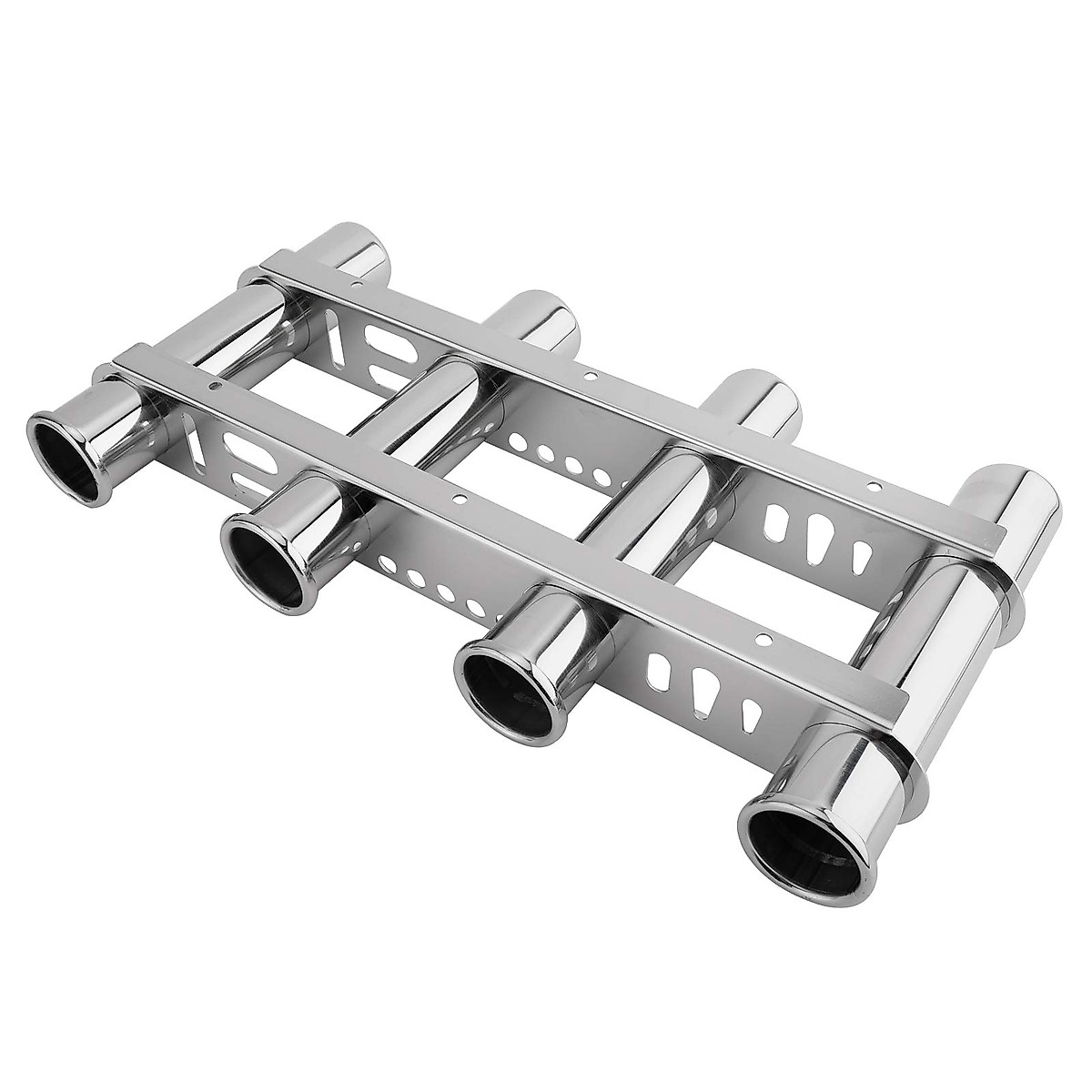 NovelBee 316 Stainless Steel 4 Tubes Fishing Rod Holder for Boat Marine Kayak Yacht
