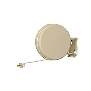 Household Essentials R-400 Single Line Retractable Clothesline | 40 Feet for Hanging Laundry, White