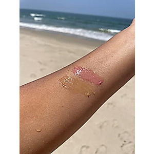 Frankies Bikinis Lip Butter Gloss, Sleeping Vegan Lip Mask Overnight, Moisturizing Lip Plumper, Vitamin E Lip Balm Moisturizer, Hydrating Lip Oil with Cocoa Butter, Made in USA, Lilikoi 0.7 Ounces