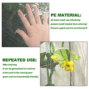 Insect Bird Barrier Mesh, Garden Netting Barrier, Bird Netting, Netting for Plant with Drawstring, 3.5 x 4.6 FT Tomato Protective Cover, Large Potted Fruit Protectors Cover for Blueberry Bushes