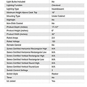 Broan-NuTone 413004 Non-Ducted Ductless Range Hood with Lights Exhaust Fan for Under Cabinet, 30-Inch, Stainless Steel
