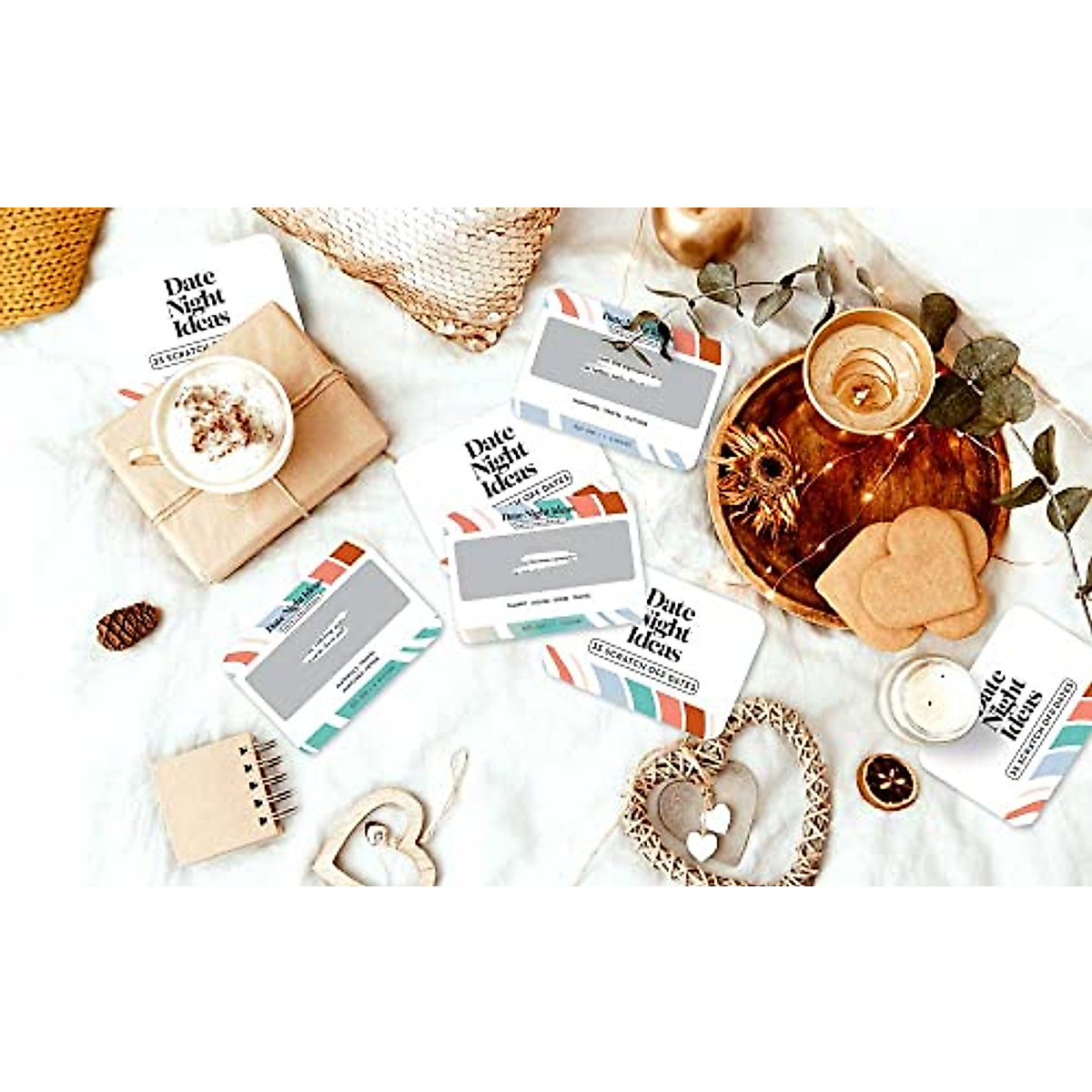 Romantic Couples Gift - Fun & Adventurous Date Night Box - Scratch Off Card Game with Exciting Date Ideas for Couple: Girlfriend, Boyfriend, Newlywed, Wife or Husband.