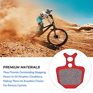 KIEVODE 2 Pairs of Disc Brake Pads for Formula The One FR, R0, R1, RX, R1R, Mega, C1, CR3, T1 Disc Brakes - Suitable for Mountain Bikes, Road Bicycles, and MTBs