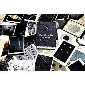 The Night Sky: Fifty Postcards (50 designs; archival images, NASA ephemera, photographs, and more in a gold foil stamped keepsake box;)