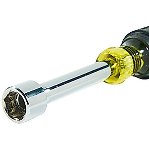 Klein Tools 631M Tool Set, Made in USA, Magnetic Nut Drivers Sizes 3/16, 1/4, 5/16, 11/32, 3/8, 7/16 and 1/2-Inch on 3-Inch Full Hollow Shaft, 7-Piece