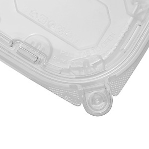 Karat 12oz PET Tamper Resistant Hinged Deli Container with Lid - 200 ct