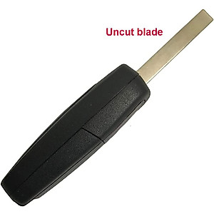 Horande Folding Flip Replacement Key Fob Cover Case fit for Chevy Malibu Camaro Cruze Impala Equinox Sonic Terrain Keyless Entry Key Fob Shell