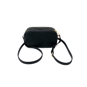 Michael Kors Fulton Double Zip Crossbody, Black