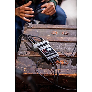 Zoom PodTrak P4 Portable Podcast Recorder with 4x AA Batteries, 32GB SD Card, USB-C to USB-C Cable and StreamEye Polishing Cloth