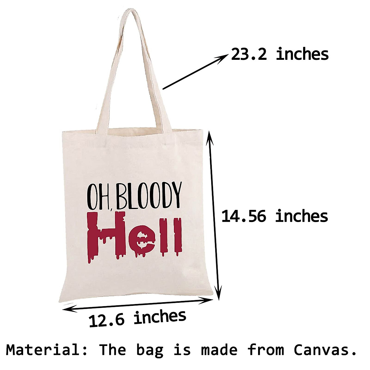 Tampon Tote Bag Period Pouch Sanitary Holder Oh Bloody Hell Bag Gifts For Best Friend (Oh Bloody Hell Tote B)