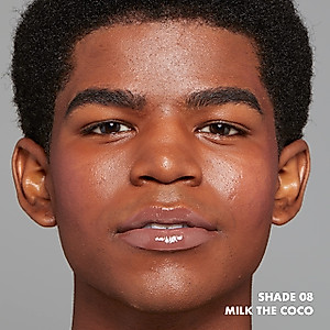 NYX PROFESSIONAL MAKEUP This Is Milky Gloss, Vegan Lip Gloss, 12 Hour Hydration - Milk The Coco (Chocolate Brown)