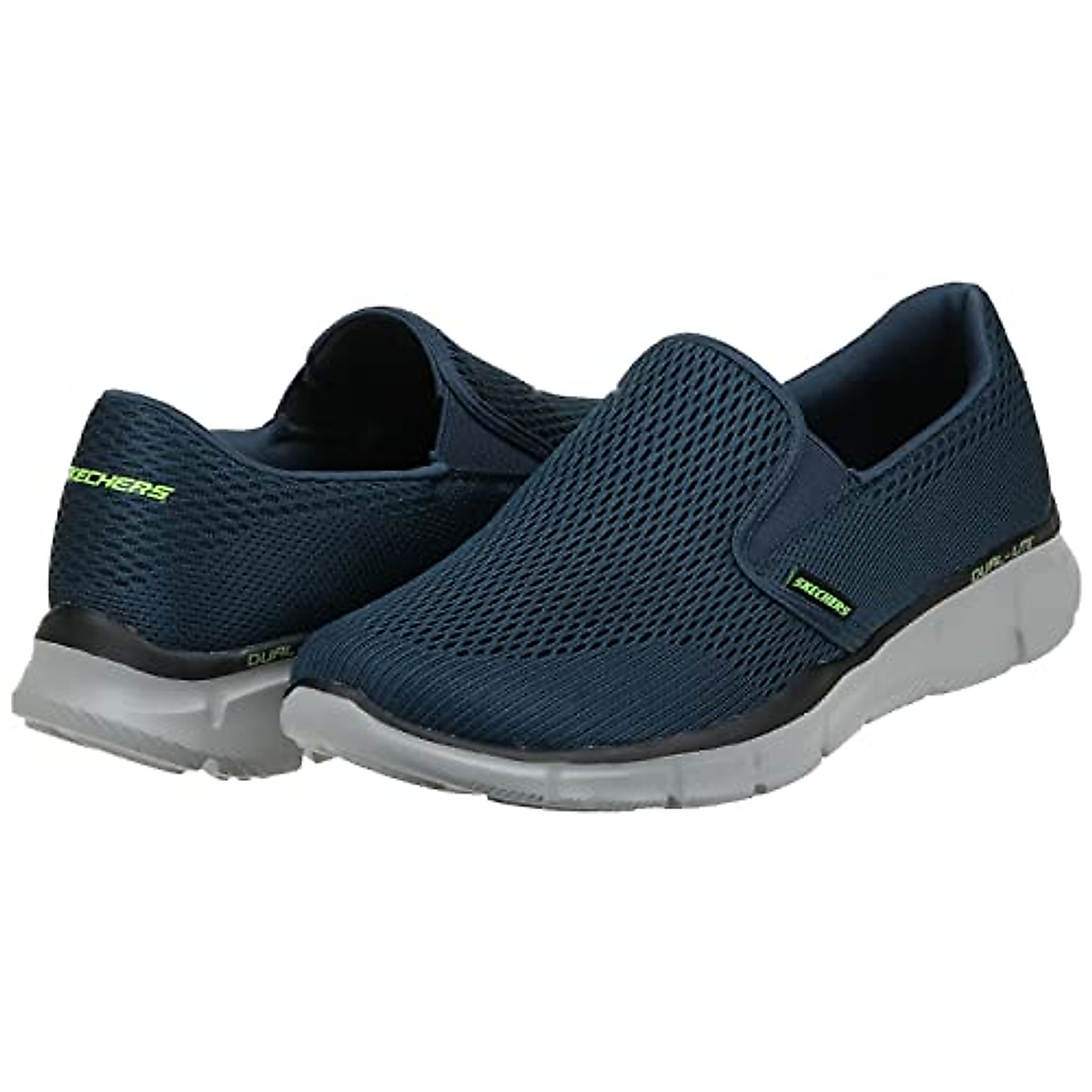 Skechers mens Equalizer Double Play Wide Slip On Loafer, Navy, 12 Wide US