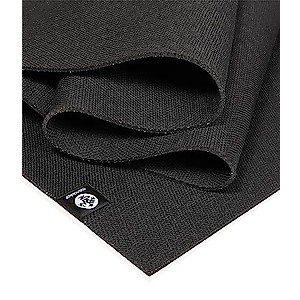 Manduka X Yoga Mat - Easy to Carry, For Women and Men, Non Slip, Cushion for Joint Support and Stability, 5mm Thick, 71 Inch (180cm), Black