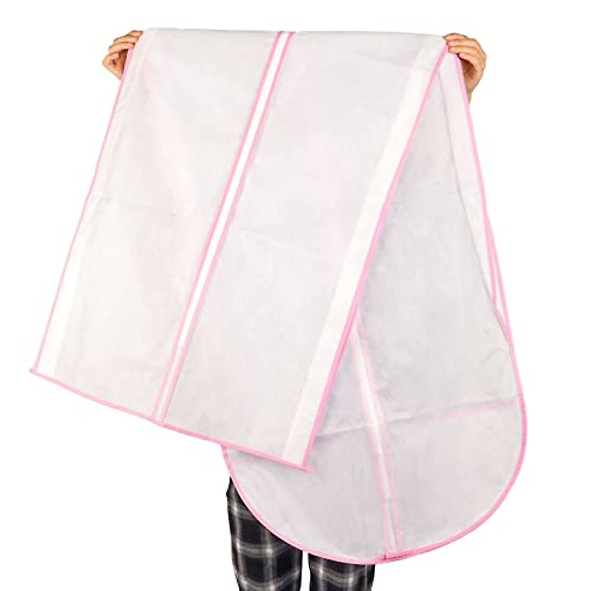 EORTA Garment Cover Bag for Wedding/Dance Dress Size Plus Dustproof Clothes Covers Breathable Storage/Travel Bag for Long Dress Bridal Gown Robes, 70"