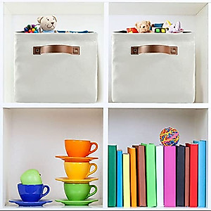 Kigai 1 Pack Storage Basket Western Cow Boys Foldable Storage Box Laundry Hamper with Handle Toy Storage Bin for Home Closet Office Shelf
