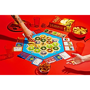 Catan Board Game (Base Game) | Family Board Game | Board Game for Adults and Family | Adventure Board Game | Ages 10+ | for 3 to 4 Players | Average Playtime 60 Minutes | Made by Catan Studio