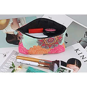 HAOGUAGUA Cosmetic Bag for Women Waterproof Cute Fashion Purse Makeup Bag Roomy Travel Toiletry Pouch Girls Gifts (#6)