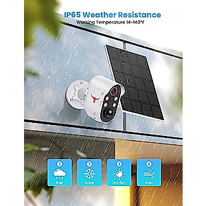 Aiwit Wireless Security Cameras, Solar Outdoor Camera with Lights, HD Night Vision, AI Smart Human Detection, Two-Way Talk, IP65 Waterproof, Real-Time Alerts, Cloud Storage, 2.4G WiFi