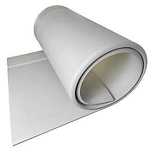 KidKusion Soft Seat Hearth Pad | Made in USA | Taupe | 90" x 14" | Fireplace and Hearth Protection