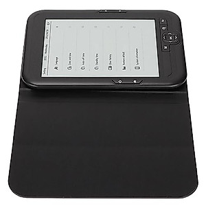 E Reader with Electronic Ink Screen, Headphone and Leather Case, Portable 6 Inch 800x600 Resolution Display E Book Reader, Electronic Digital Book Read, Support 32GB TF Card (8GB)