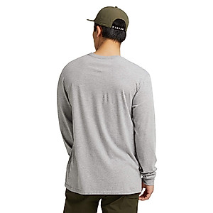 Burton Men's Colfax Long Sleeve T-Shirt, Gray Heather, L