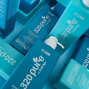 320Pure Moisture Rich Shampoo for Fine Hair 16oz, Repairing, Lightweight & Volumizing Formula, Best Cleaner for Dry, Thin, or Fine Hair, Pure & Natural, Hydrating Shampoo for Women