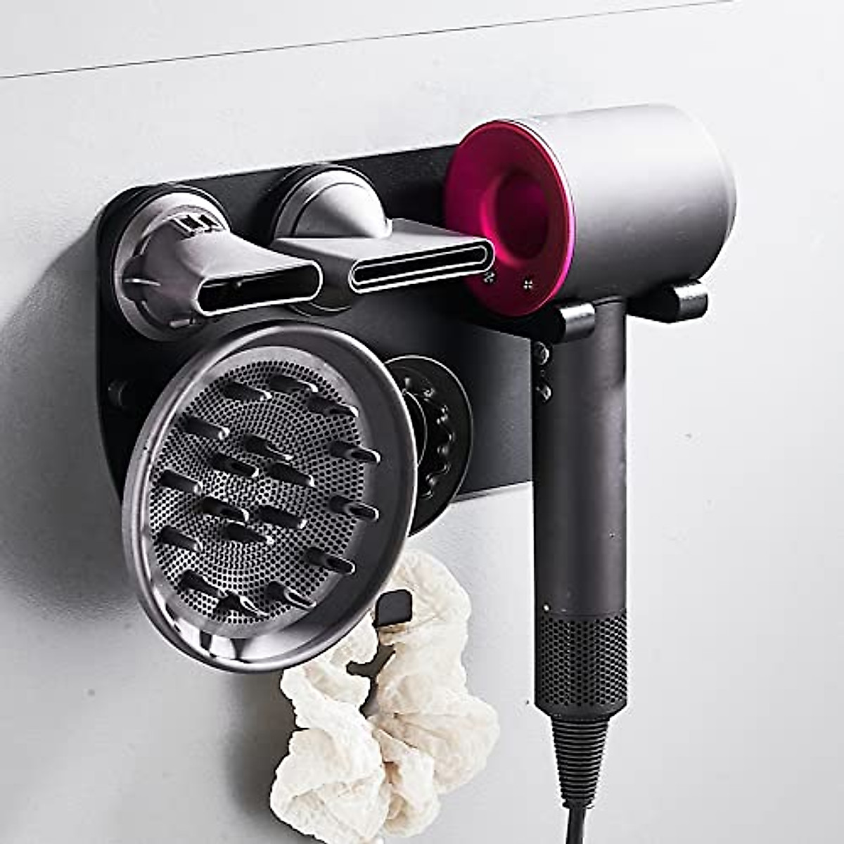 Supersonic Hair Dryer Holder Bathroom Storage Organizer Shelf for Wall Mount Accessories for Dyson
