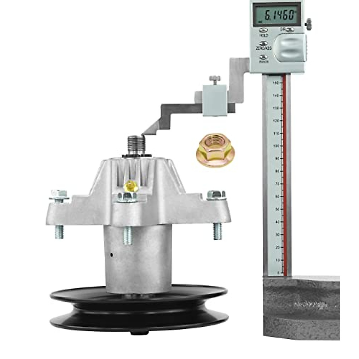Outdoor Power Mower Deck Blade Spindle Assembly Replaces 618-04474A; 618-04495 ; 618-04474; 918-04474; 285-889; 80-11-779 4 Mounting Bolts